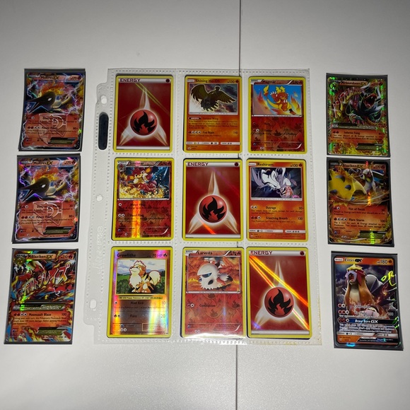 Pokemon | Toys | Fire Typerare Pokmon Cards | Poshmark